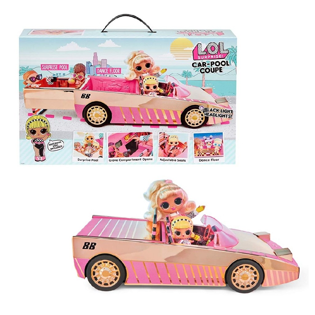 (PO) BN L.O.L. Surprise! Car Pool Coupe w/ exclusive LOL Surprise Drag ...