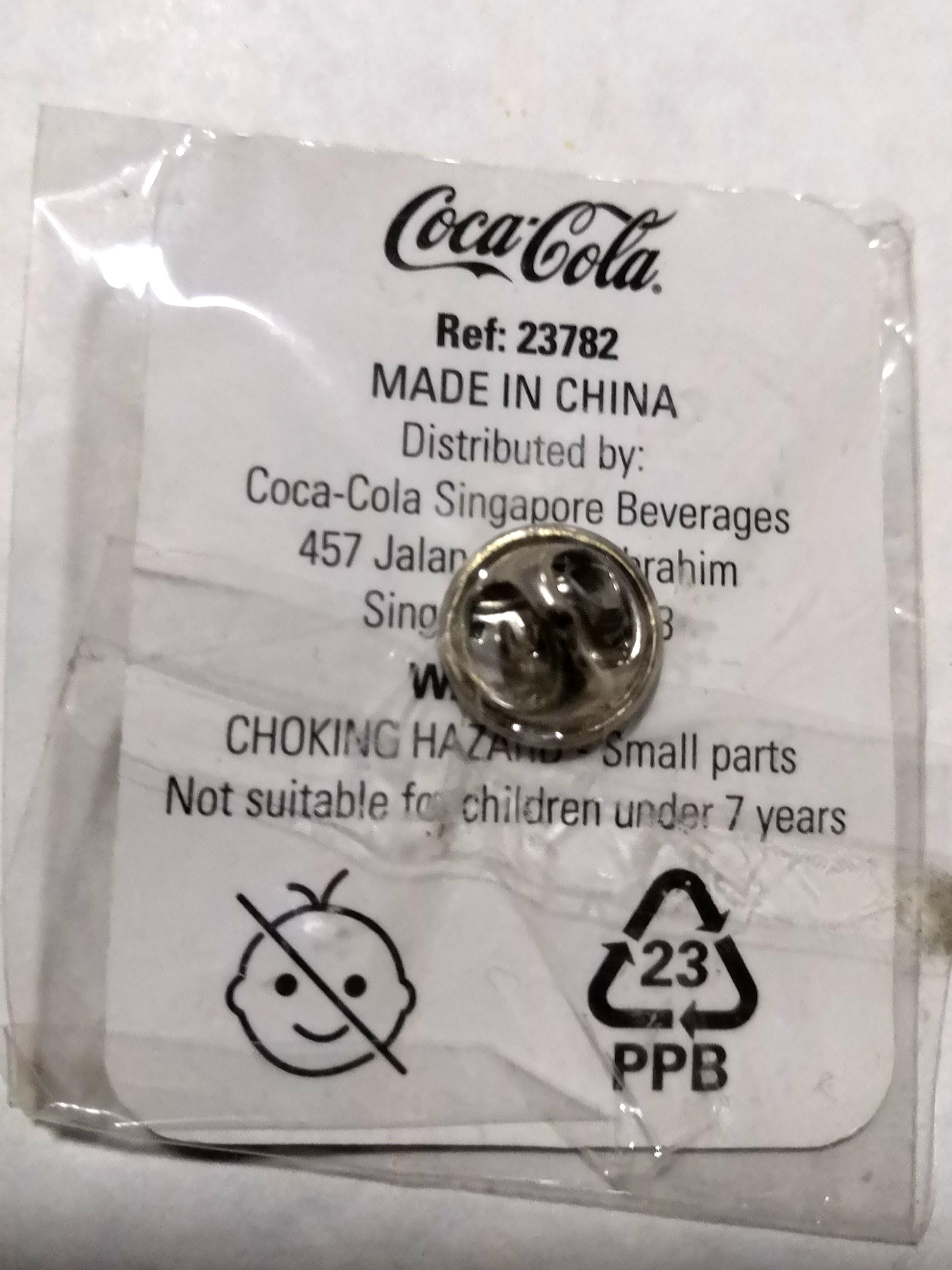Coca-Cola Pin Coca Cola Collar Pin Ref: 23782, Vintage & Collectibles ...