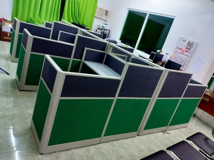 Customized Cubicle Workstation Laminated Table Office Furnitures ...