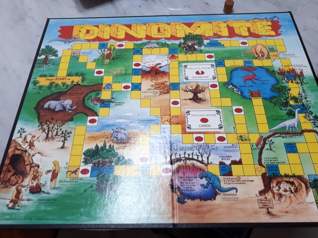 Dinomite Board Game, Hobbies & Toys, Toys & Games on Carousell