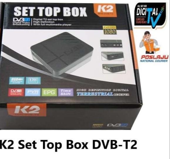 DVB T2 K2 digital set up box, TV & Home Appliances, TV & Entertainment ...