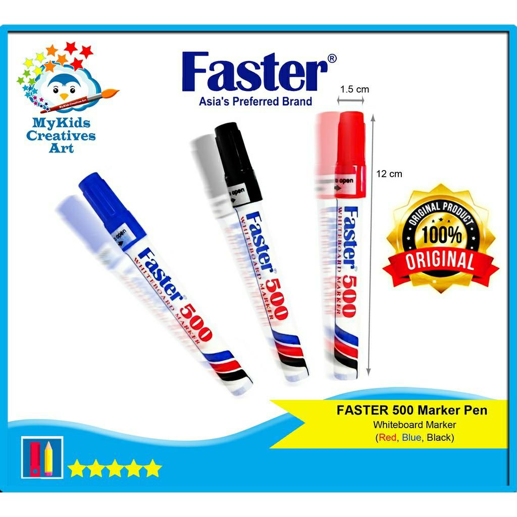 Faster 500 Marker Pen, Hobbies & Toys, Stationery & Craft, Craft ...