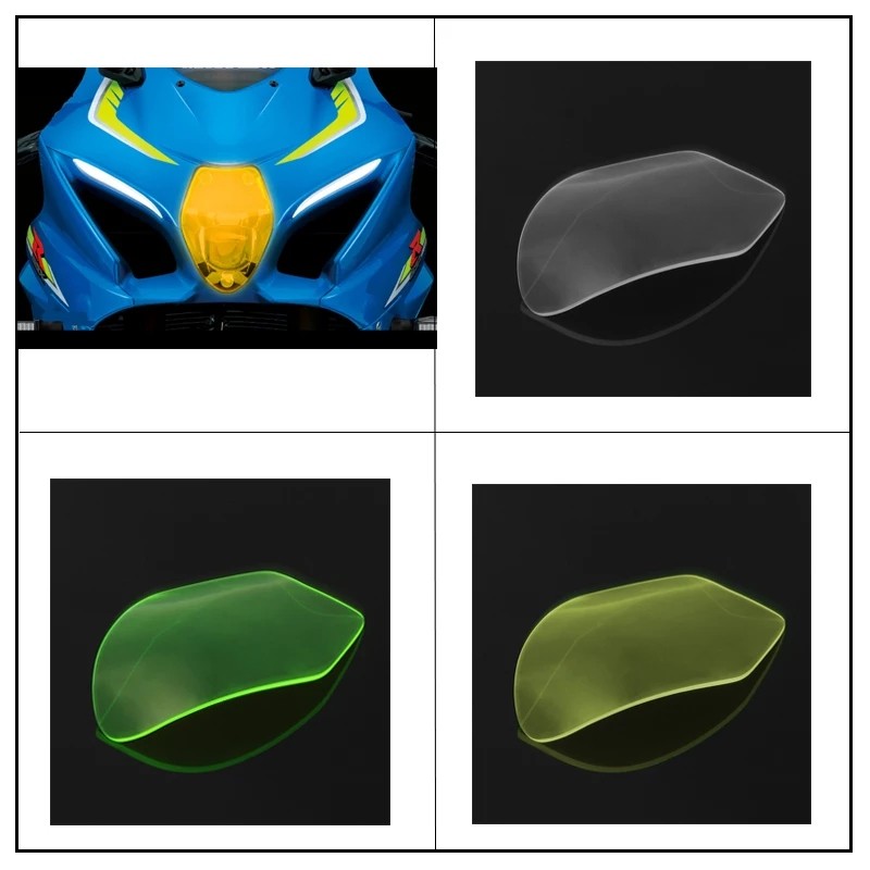 Headlight Acrylic Cover Protector Guard Lens Suzuki GSXR1000 GSXR1000 ...