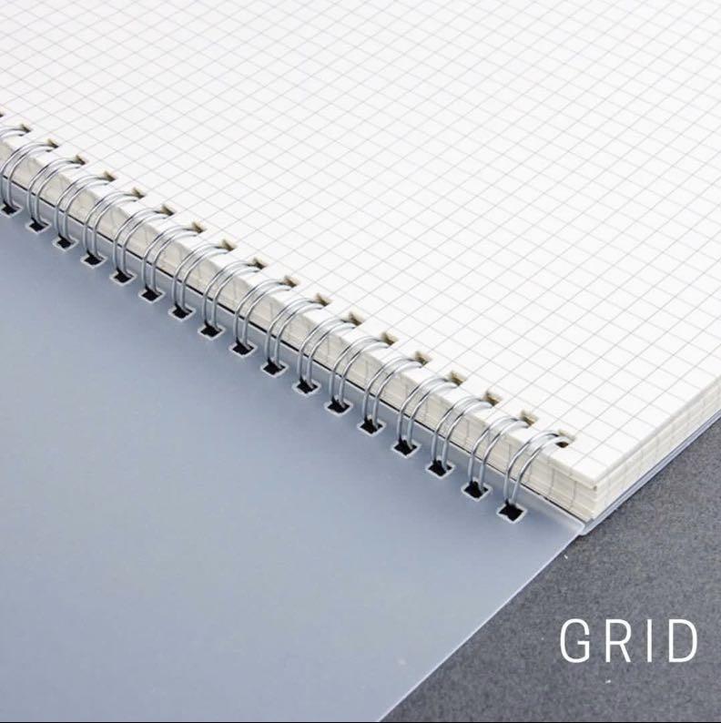 [INS] A4 grid muji inspired notebook, Hobbies & Toys, Stationery & Craft, Stationery & School ...