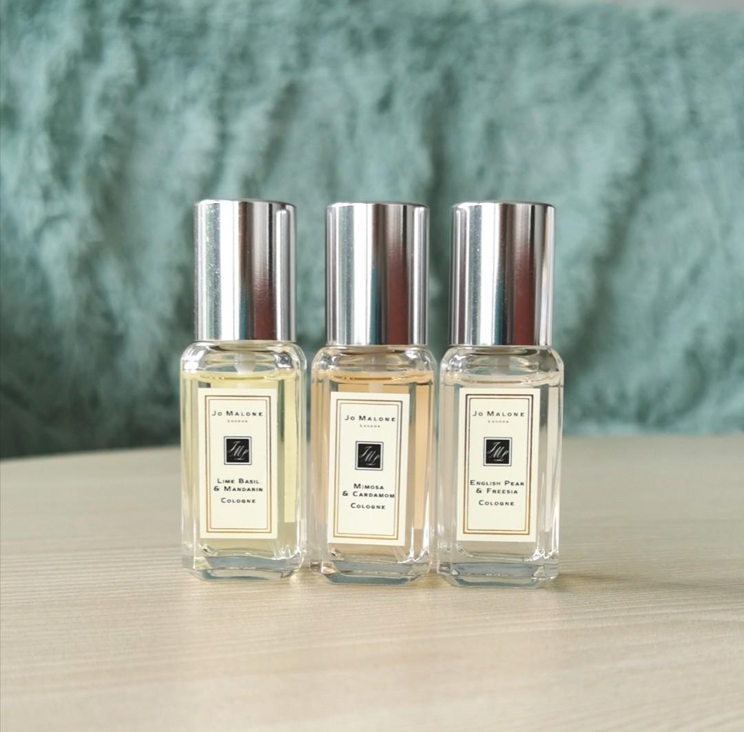Jo Malone cologne - a set of 3 bottles (9ml), Beauty & Personal Care, Fragrance & Deodorants on ...