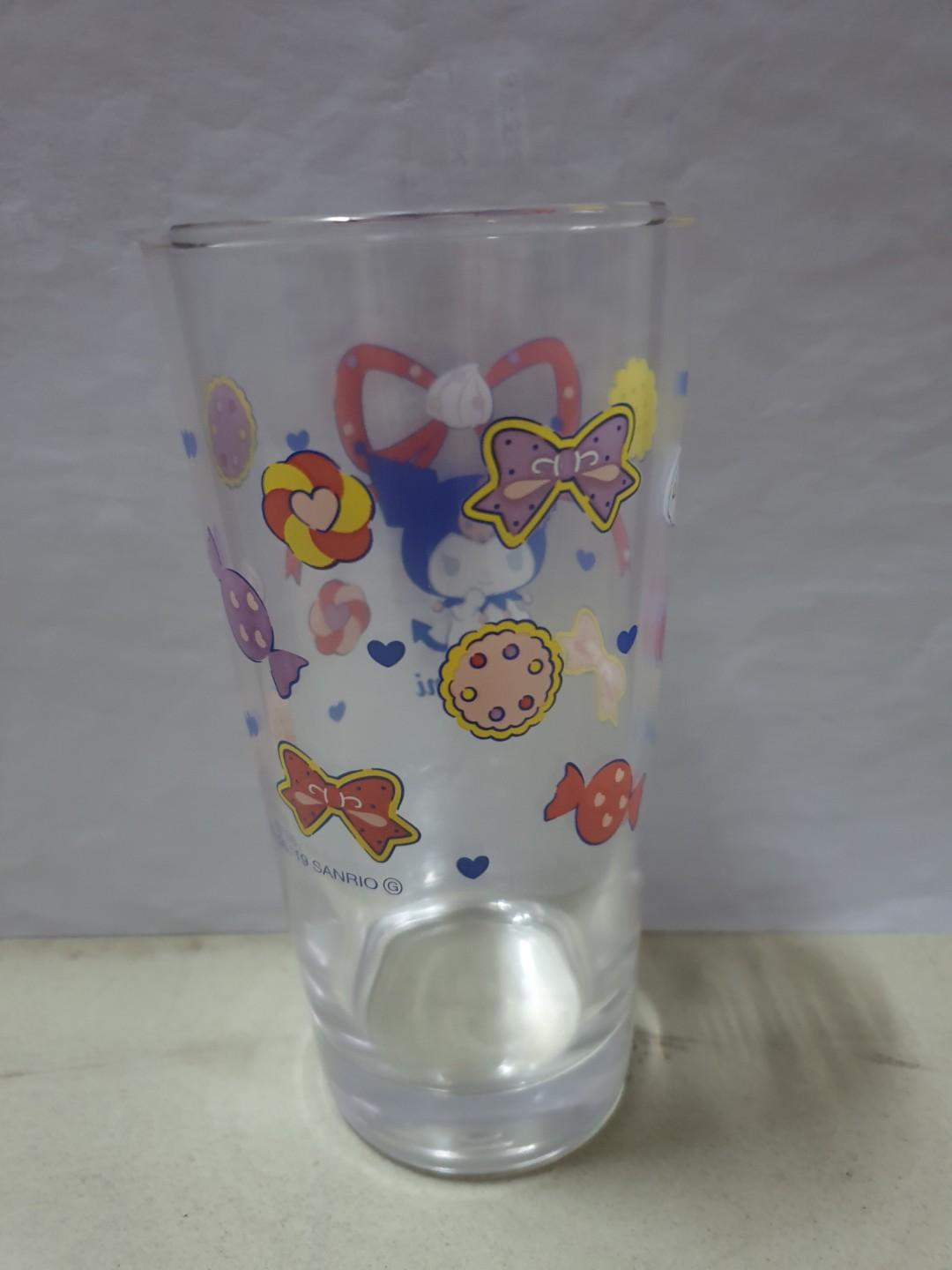 Kuromi glass cup, Furniture & Home Living, Kitchenware & Tableware ...