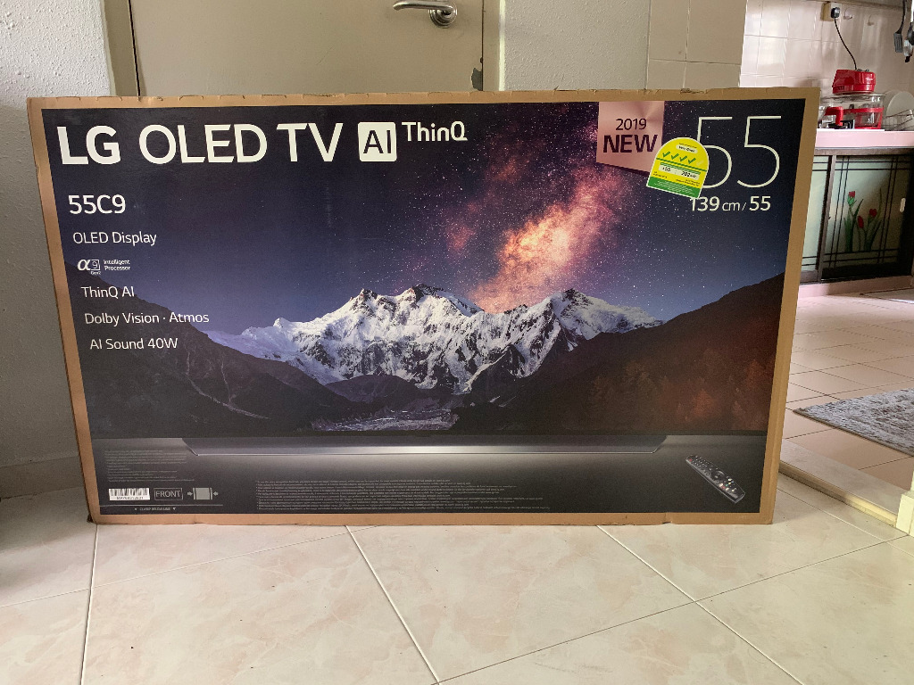 LG OLED- Original Carton Box for 55C8/C9 TV 55”, TV & Home Appliances, TV & Entertainment, TV on ...