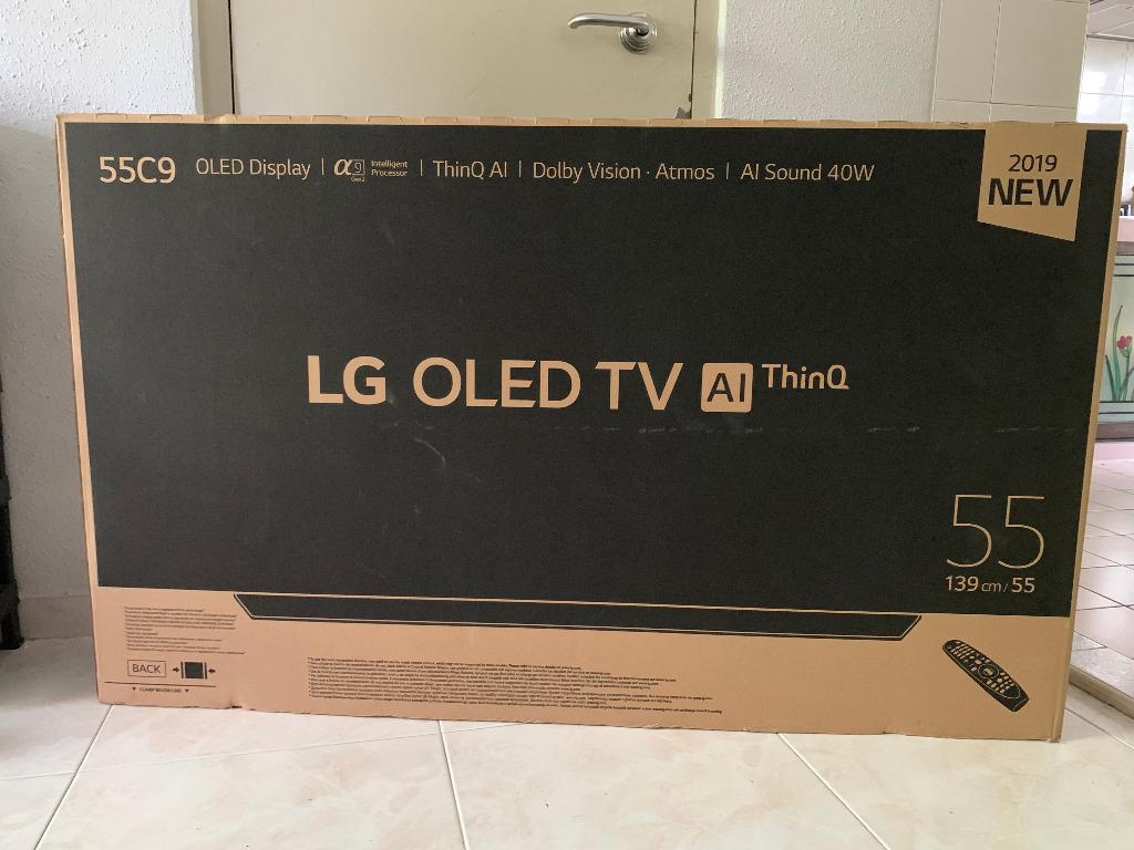 LG OLED- Original Carton Box for 55C8/C9 TV 55”, TV & Home Appliances ...
