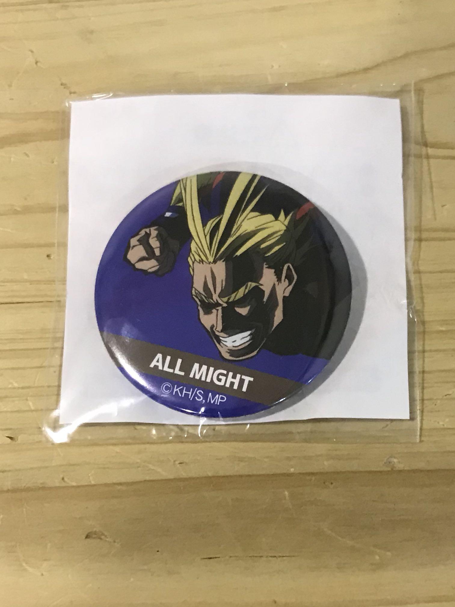 [MHA] My Hero Academia Badges / All Might / Deku / Uraraka, Hobbies ...