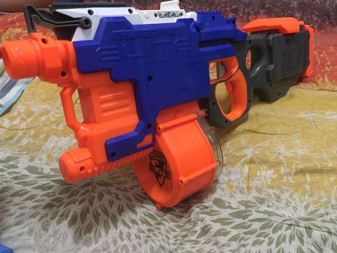 MODIFIED: NERF HYPERFIRE, Hobbies & Toys, Toys & Games on Carousell