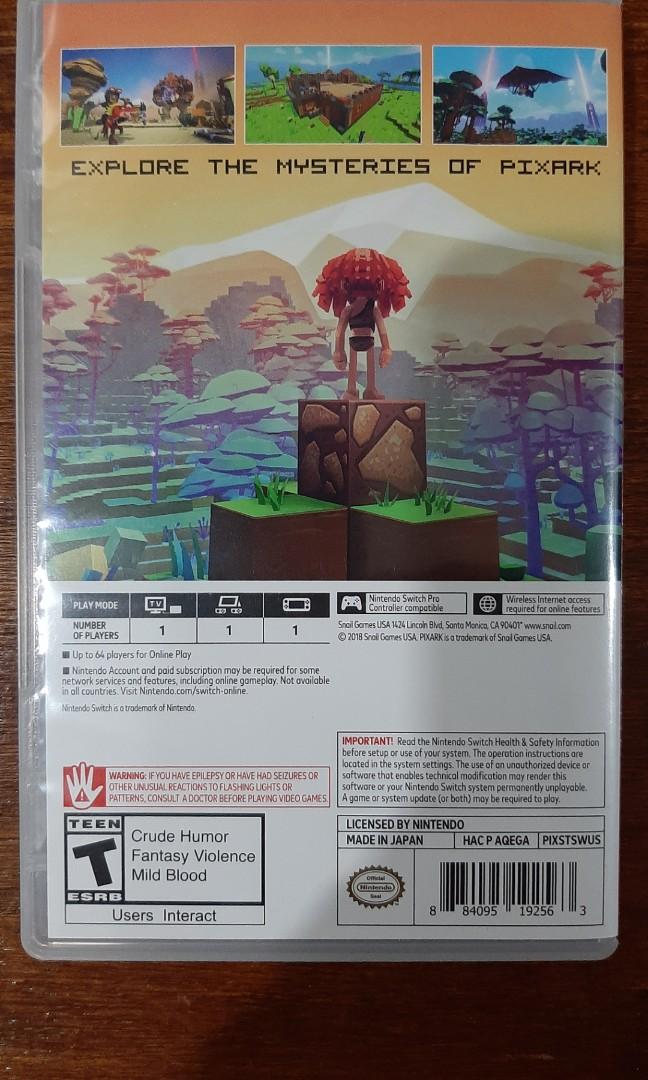 NINTENDO SWITCH Pixark, Video Gaming, Video Games, Nintendo on Carousell