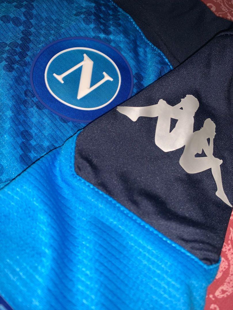 Official Authentic KAPPA SSC Napoli 2019-2020 UEFA UCL Champions League ...