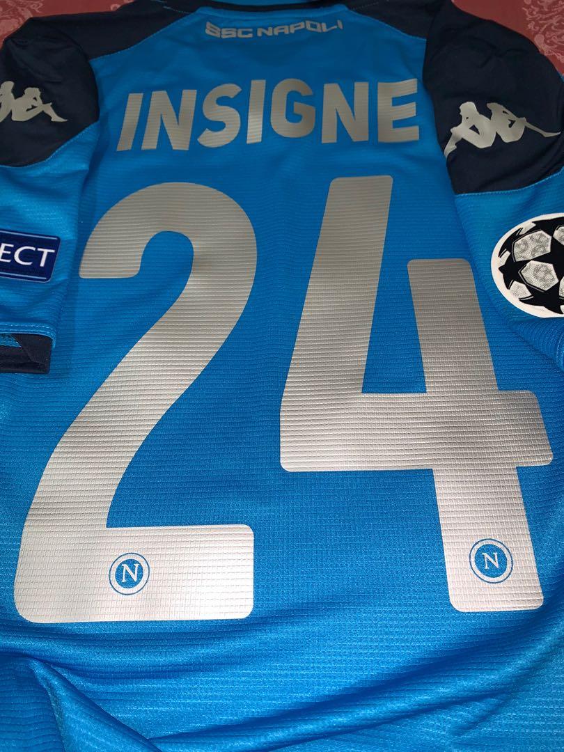 Official Authentic KAPPA SSC Napoli 2019-2020 UEFA UCL Champions League ...