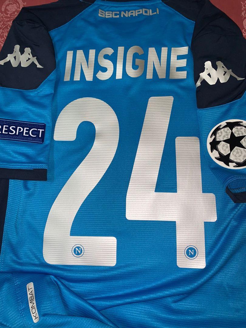 Official Authentic KAPPA SSC Napoli 2019-2020 UEFA UCL Champions League ...