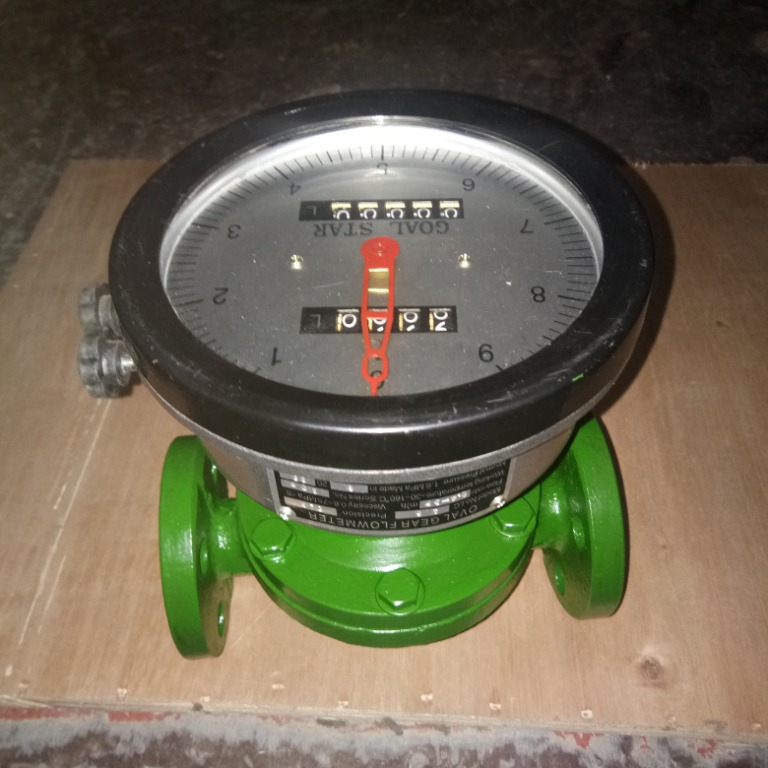 oval gear diesel flow meter 1/2" analog flange type, Commercial ...