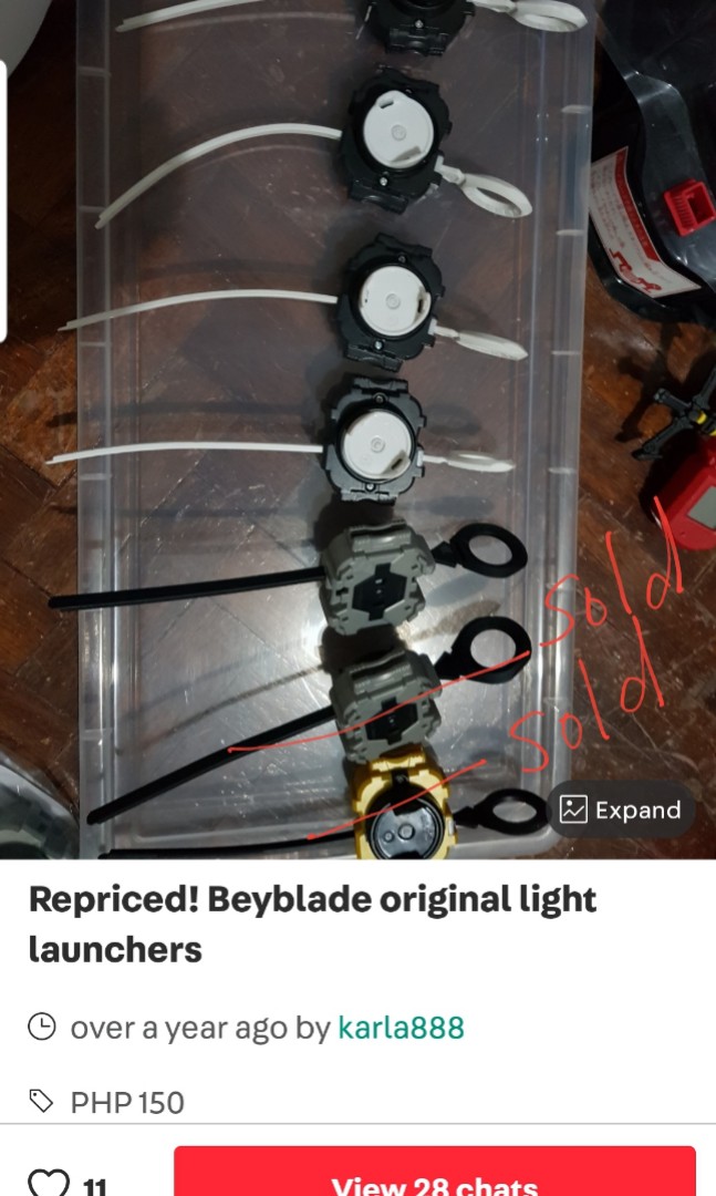 Repriced! Beyblade original light launchers, Babies & Kids, Infant ...