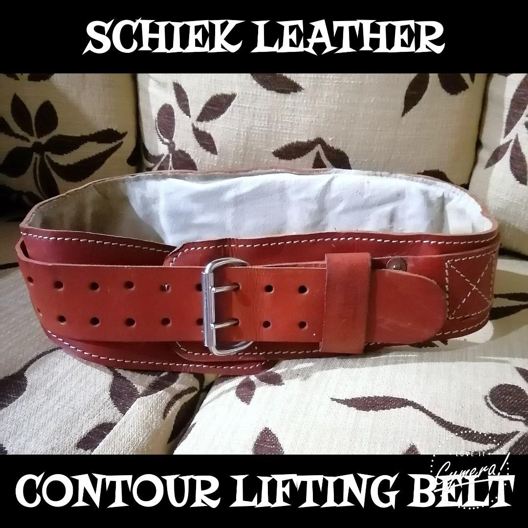 Schiek Leather Contour Lifting Belt, Men's Fashion, Watches ...