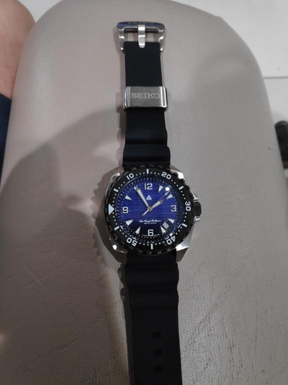 Seiko Samurai deep blue lumed mod, Men's Fashion, Watches & Accessories ...