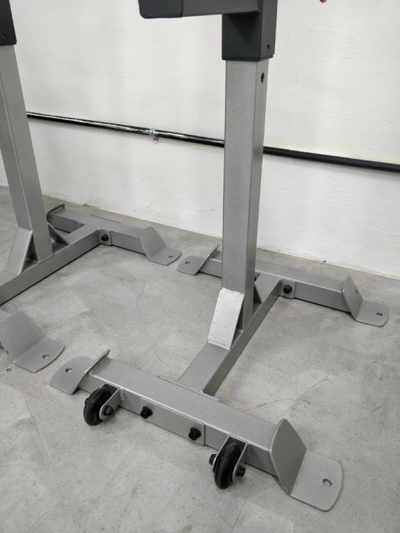 Squat Rack (solid safety arms + adjustable height), Sports Equipment ...