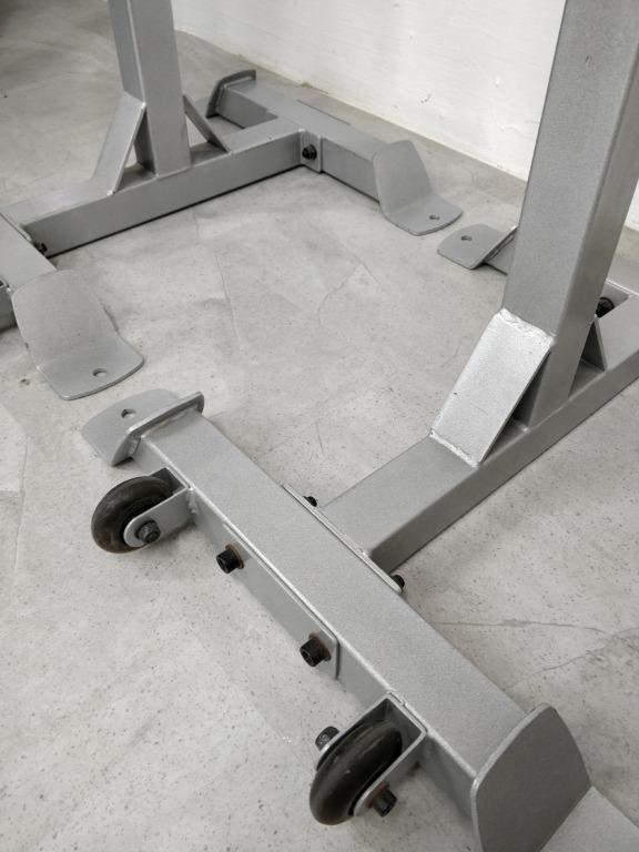 Squat Rack (solid safety arms + adjustable height), Sports Equipment ...