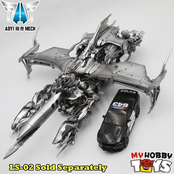 Transformers Aoyi Mech Black Mamba LS12 MPM8 Megatron Air Jet Fighter ...