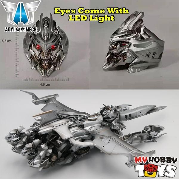 Transformers Aoyi Mech Black Mamba LS12 MPM8 Megatron Air Jet Fighter ...