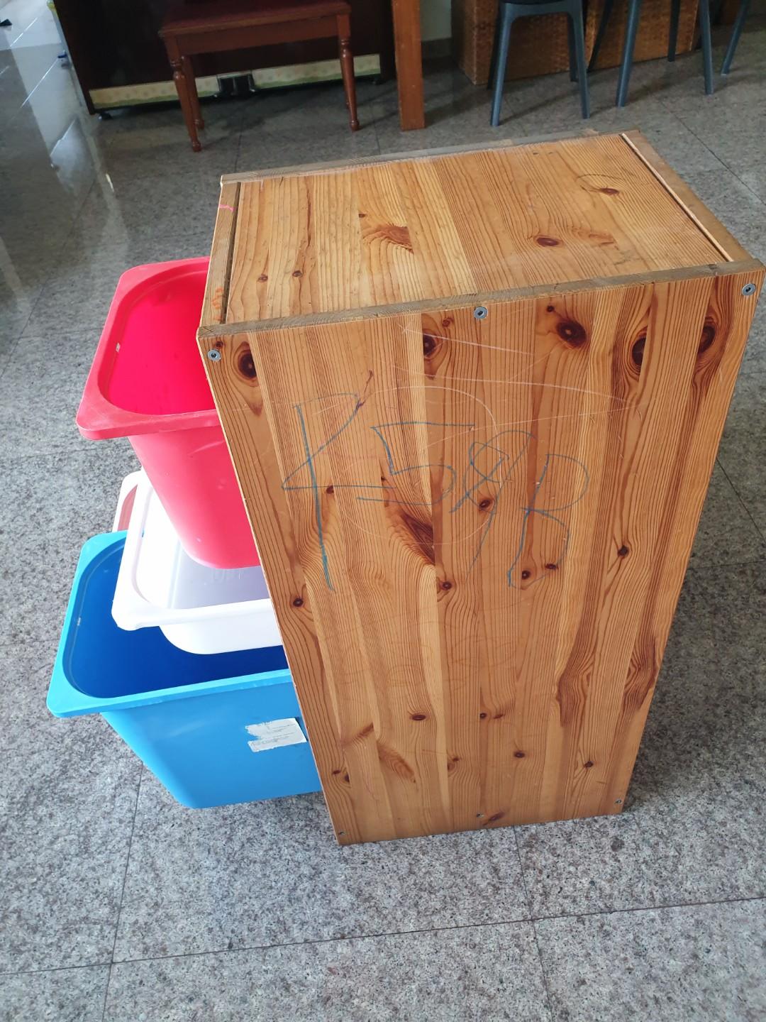 Trofast Wooden Step Storage with 7 Drawers, Furniture & Home Living ...