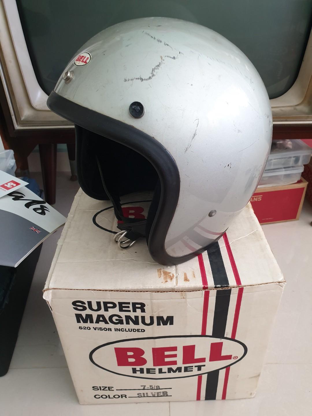 Vintage Bell Super Magnum Helmet, Motorcycles, Motorcycle Apparel on ...