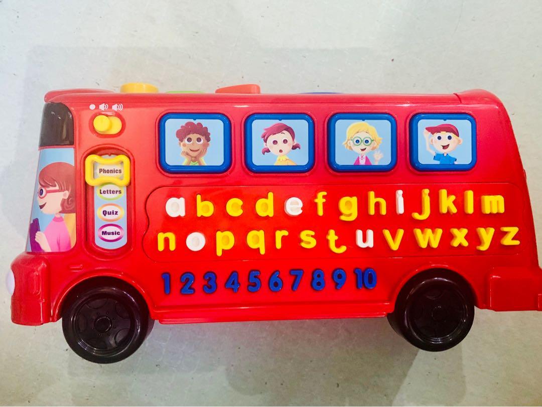 Vtech playtime bus with phonics, Babies & Kids, Infant Playtime on ...