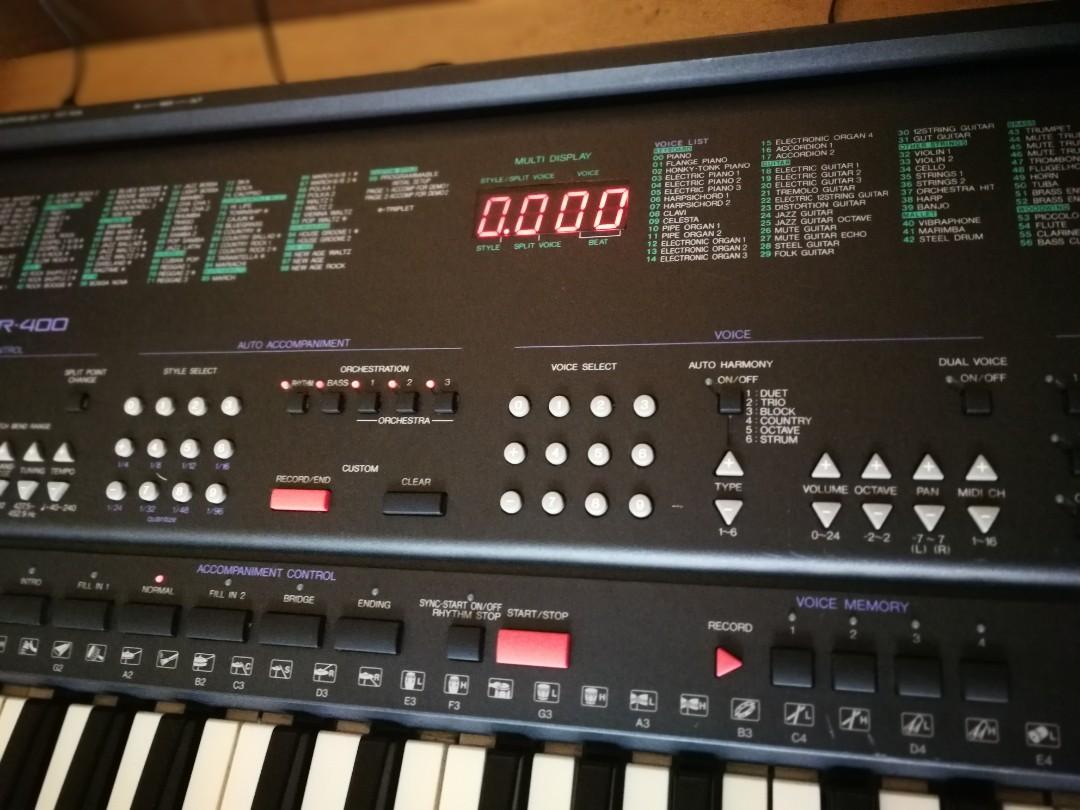 Yamaha PSR-400 61-Key Touch Sensitive Keyboard, Hobbies & Toys, Music ...