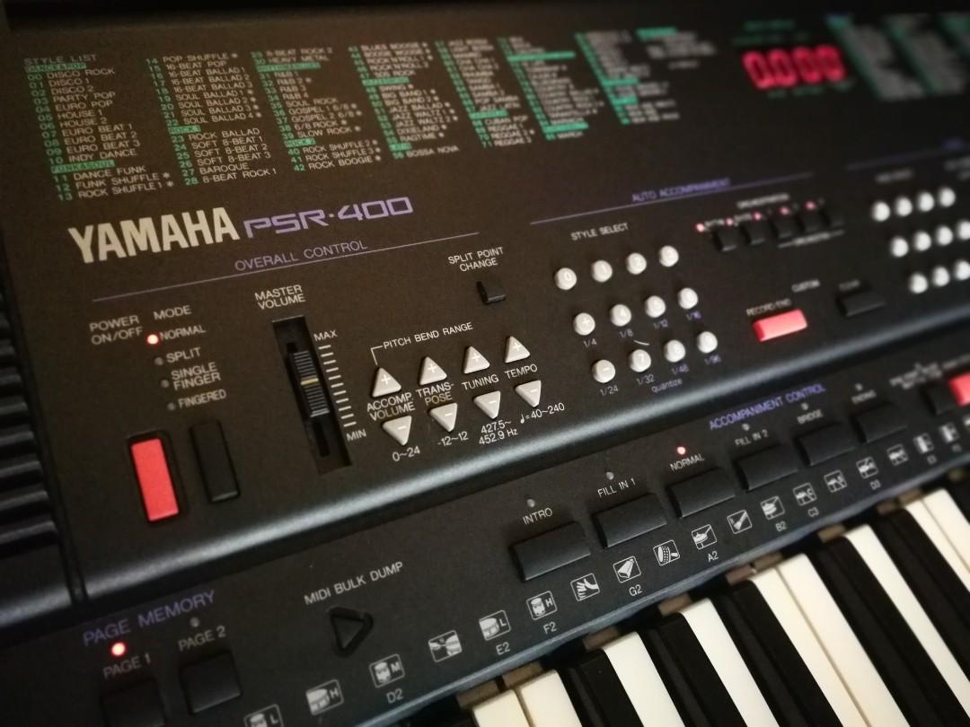 Yamaha PSR-400 61-Key Touch Sensitive Keyboard, Hobbies & Toys, Music ...