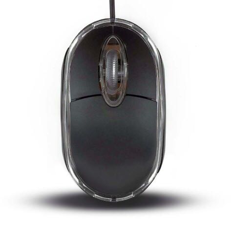 3D OPTICAL MOUSE with LED 有線滑鼠 pc/mac通用, 電腦及科技產品, 電腦周邊產品, LCD 螢幕在旋轉拍賣