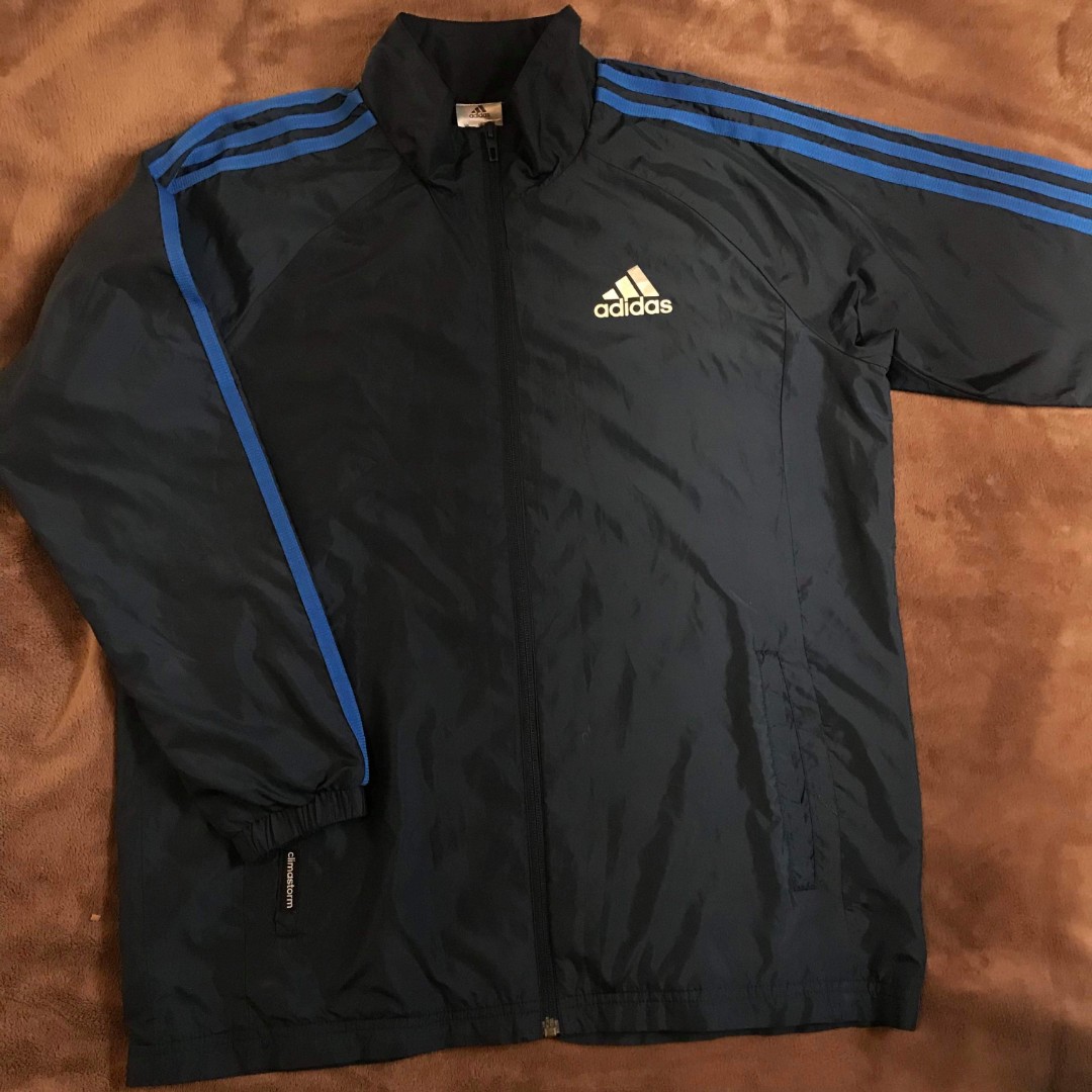 Adidas Climastorm - Track jacket, Men's Fashion, Activewear on Carousell