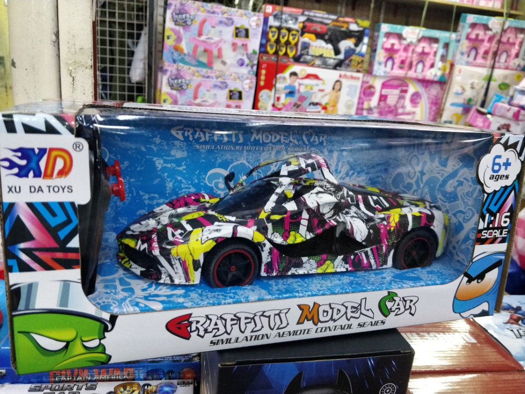 BIG SIZE GRAFFITI RC CAR. RECHARGEABLE, Hobbies & Toys, Toys & Games on ...