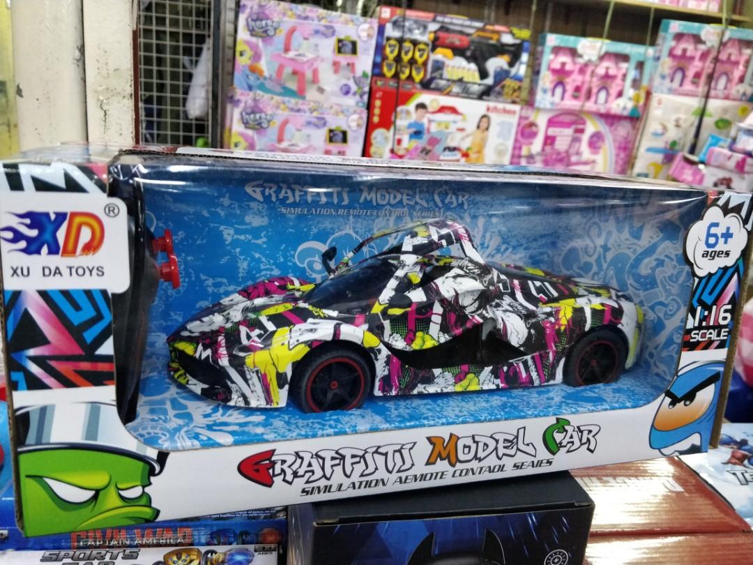 BIG SIZE GRAFFITI RC CAR. RECHARGEABLE, Hobbies & Toys, Toys & Games on ...