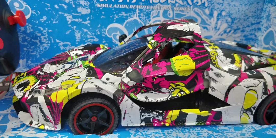 BIG SIZE GRAFFITI RC CAR. RECHARGEABLE, Hobbies & Toys, Toys & Games on ...