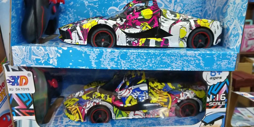 BIG SIZE GRAFFITI RC CAR. RECHARGEABLE, Hobbies & Toys, Toys & Games on ...