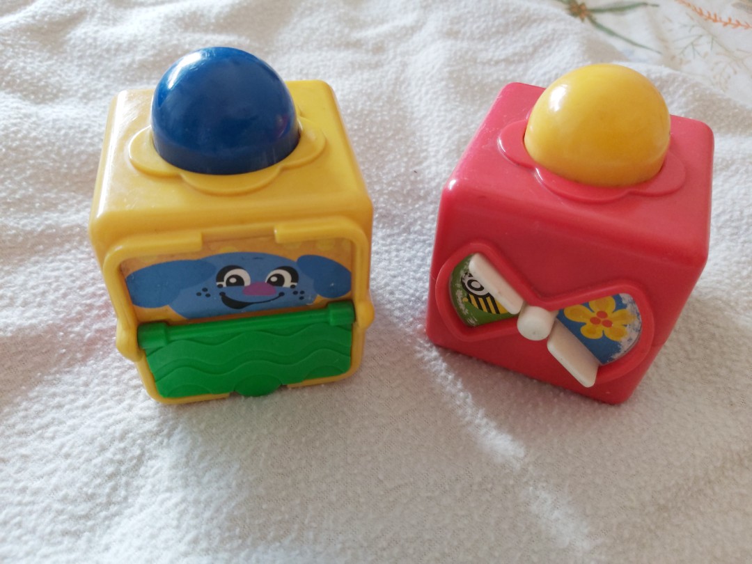 Fisher Price Blocks, Babies & Kids, Infant Playtime on Carousell