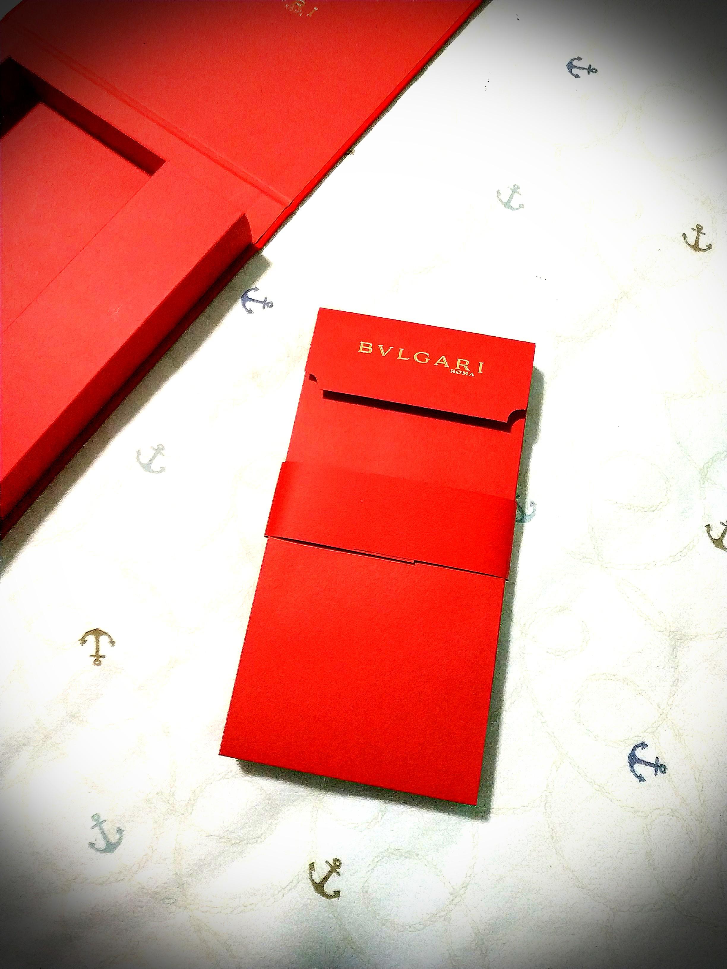 BVLGARI red packets, Hobbies & Toys, Stationery & Craft, Occasions ...