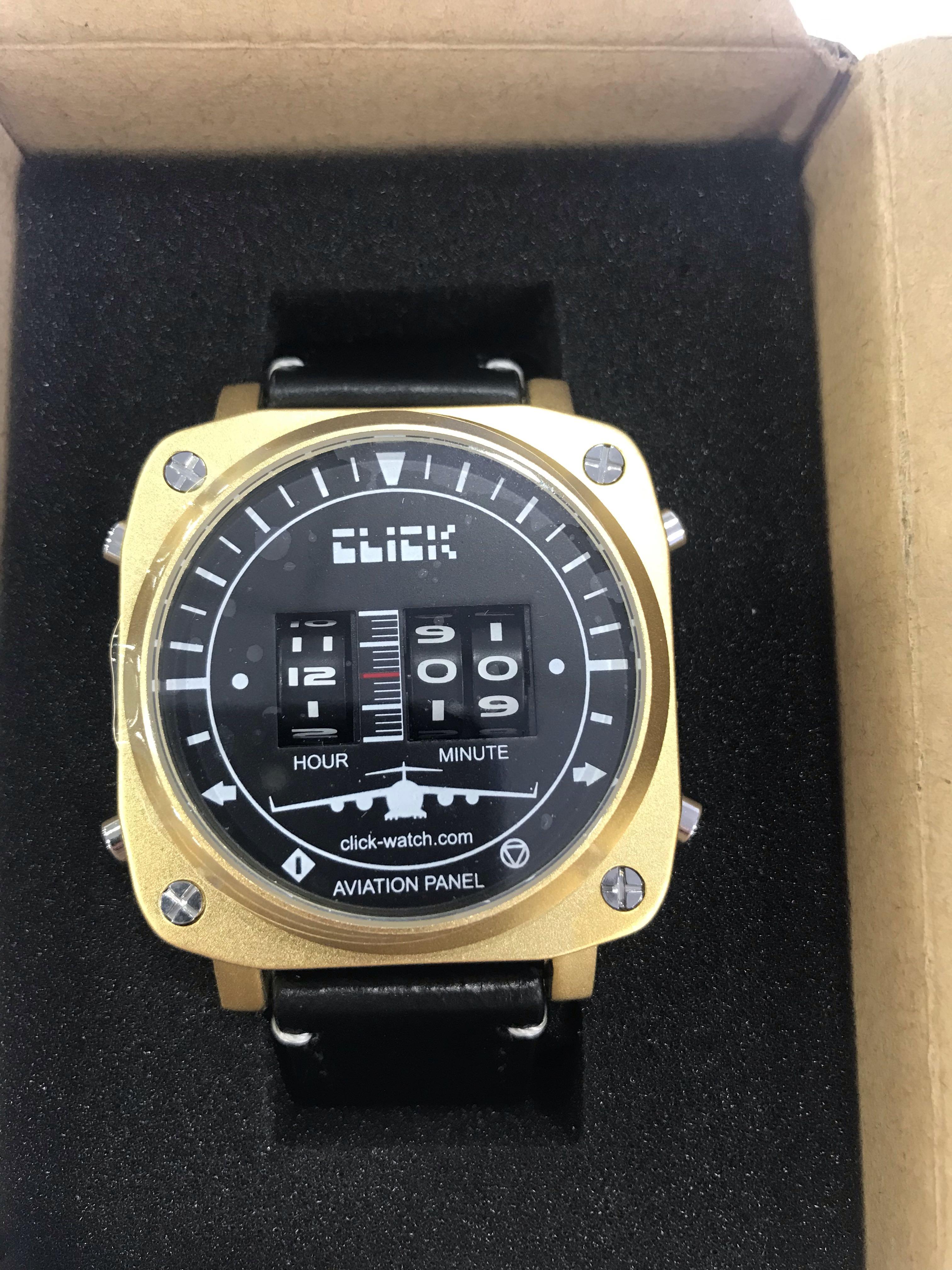 Click Watch, Men's Fashion, Watches & Accessories, Watches on Carousell