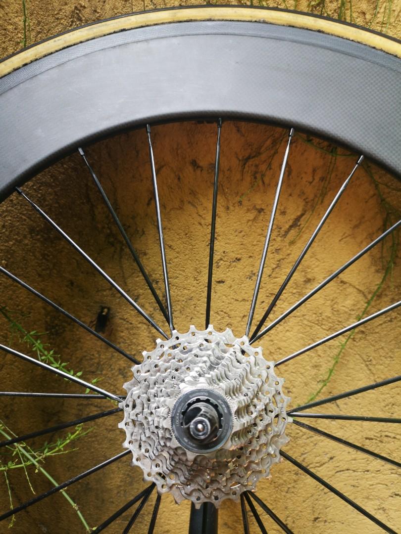 Cnc - carbon wheelset - tubular tires, Sports Equipment, Bicycles ...