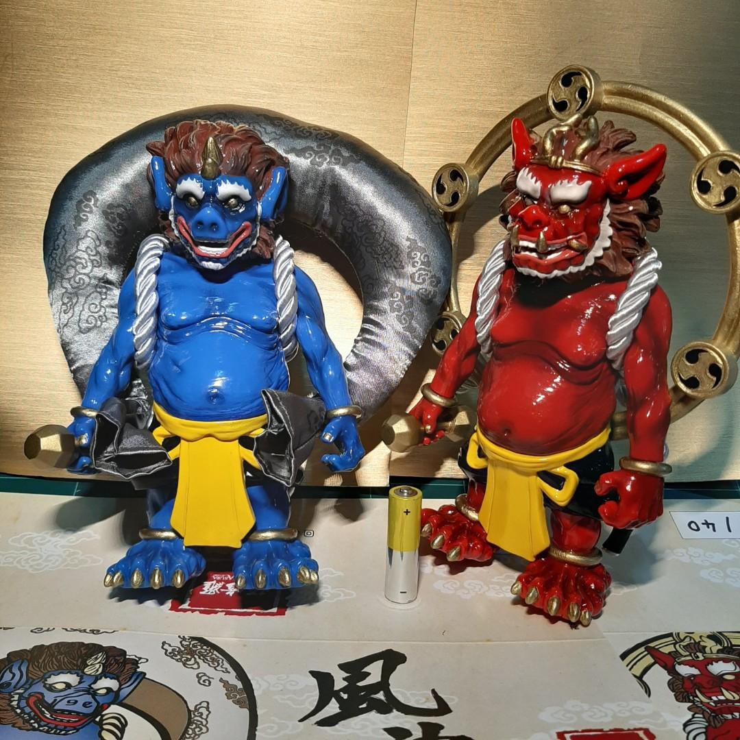 Designers toy Fujin & Raijin on 40 set worldwide Hyper RARE, Hobbies ...
