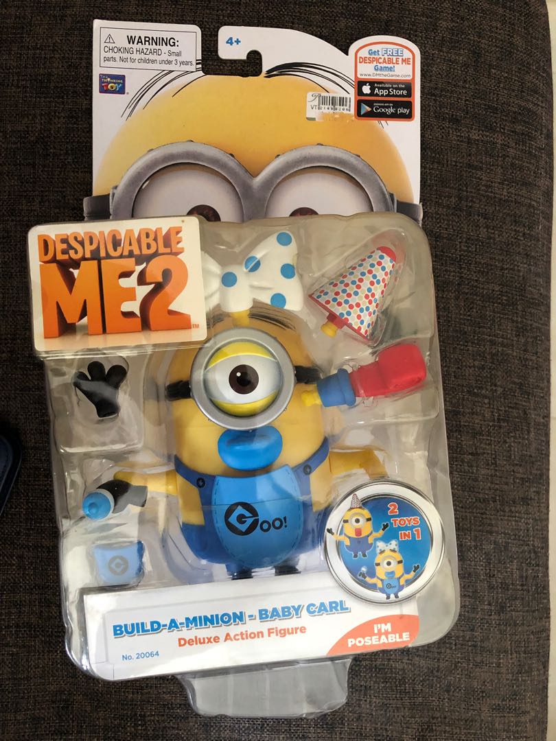 Despicable Me 2 Deluxe Action Figure Build-a-Minion - BABY CARL ...