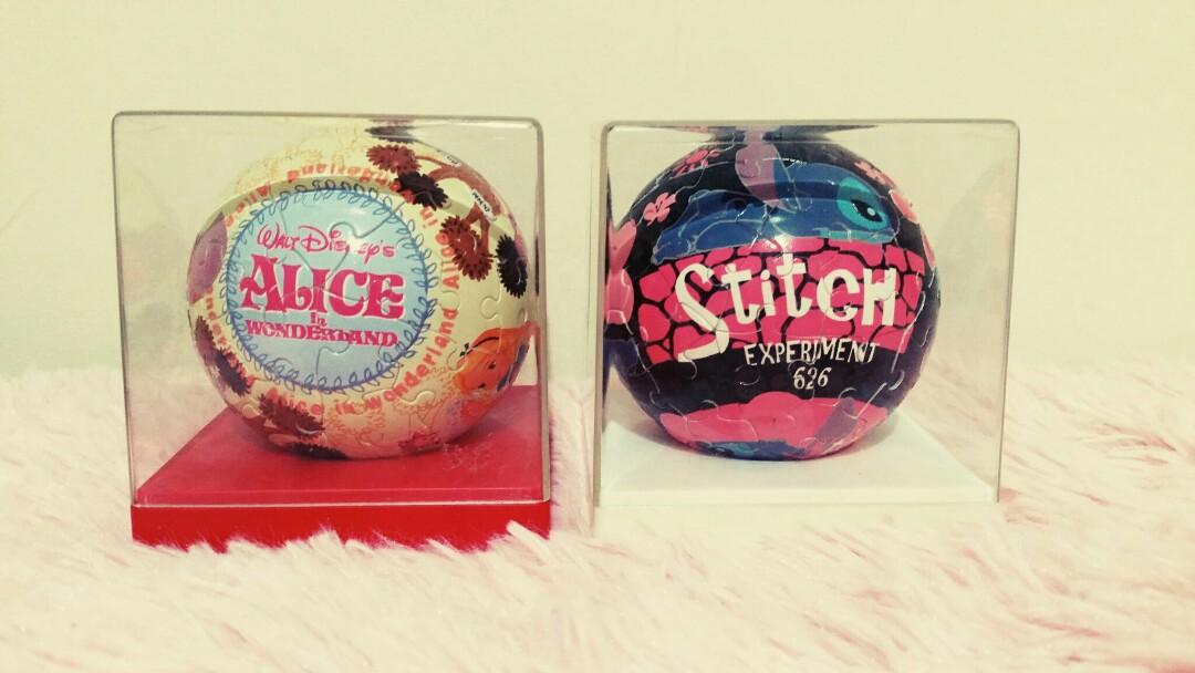 Disney Sphere Shape Plastic Puzzle with Display Case, Hobbies & Toys ...