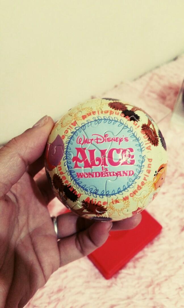 Disney Sphere Shape Plastic Puzzle with Display Case, Hobbies & Toys ...