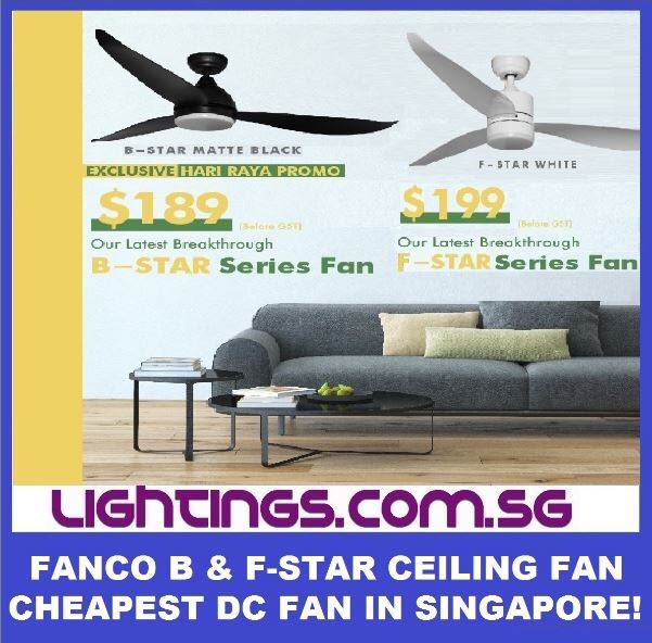 FANCO CEILING FAN B STAR-HELI DC LED REMOTE 3 TONE, Furniture & Home ...