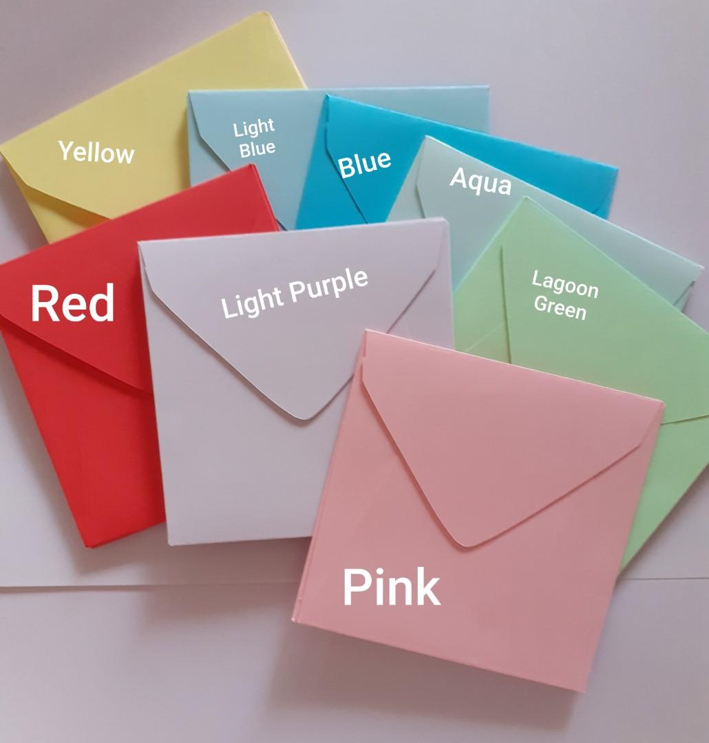 Handmade Square Envelopes, Hobbies & Toys, Stationery & Craft, Handmade ...