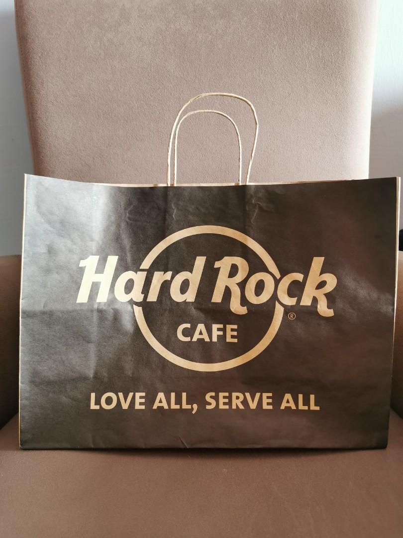 Hard Rock Cafe Paper Bag, Luxury, Bags & Wallets on Carousell