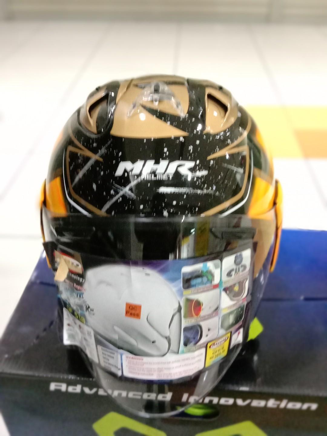 Helmet mhr arai design samurai gold / kudo matte, Auto Accessories on ...
