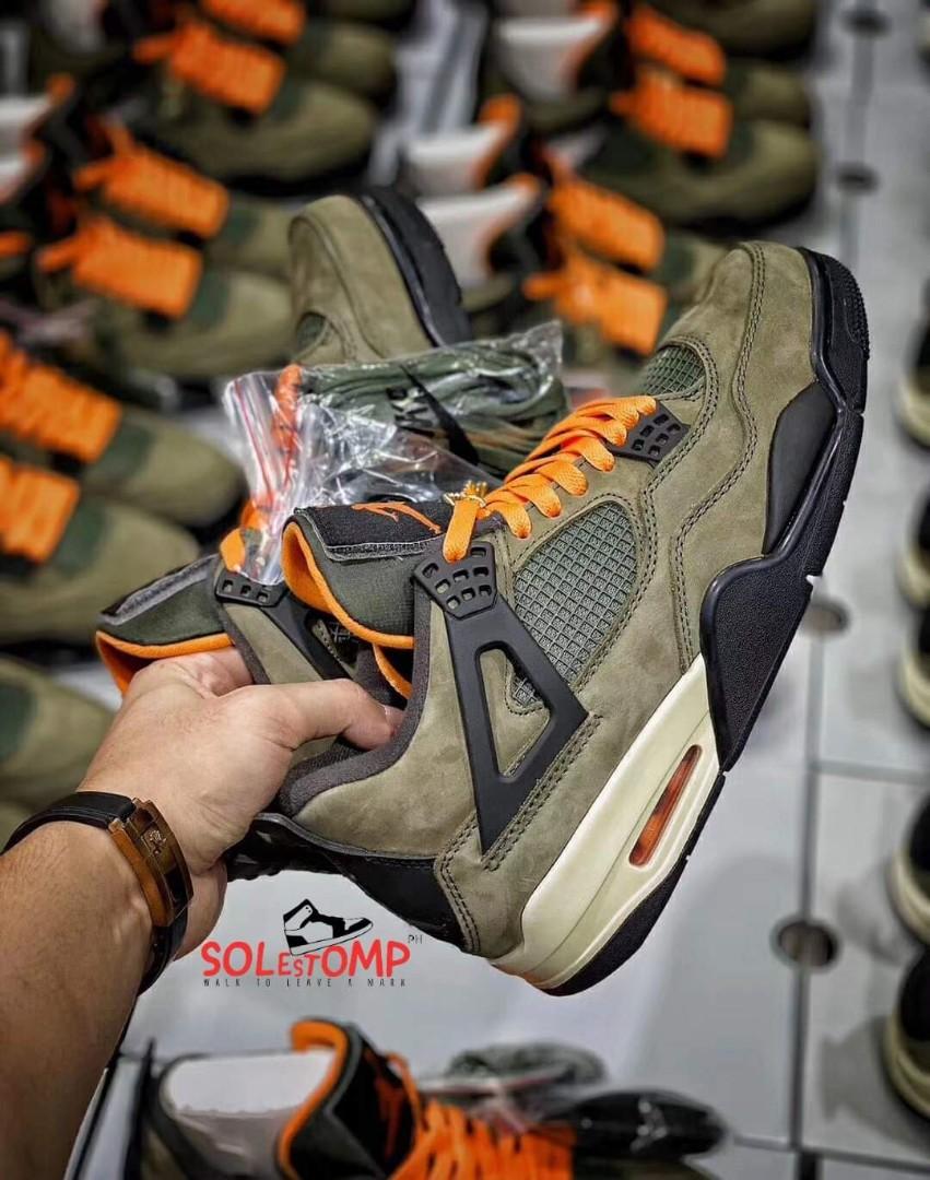 Jordan 4 Retro UNDFTD (UNDEFEATED) UA, Men's Fashion, Footwear ...